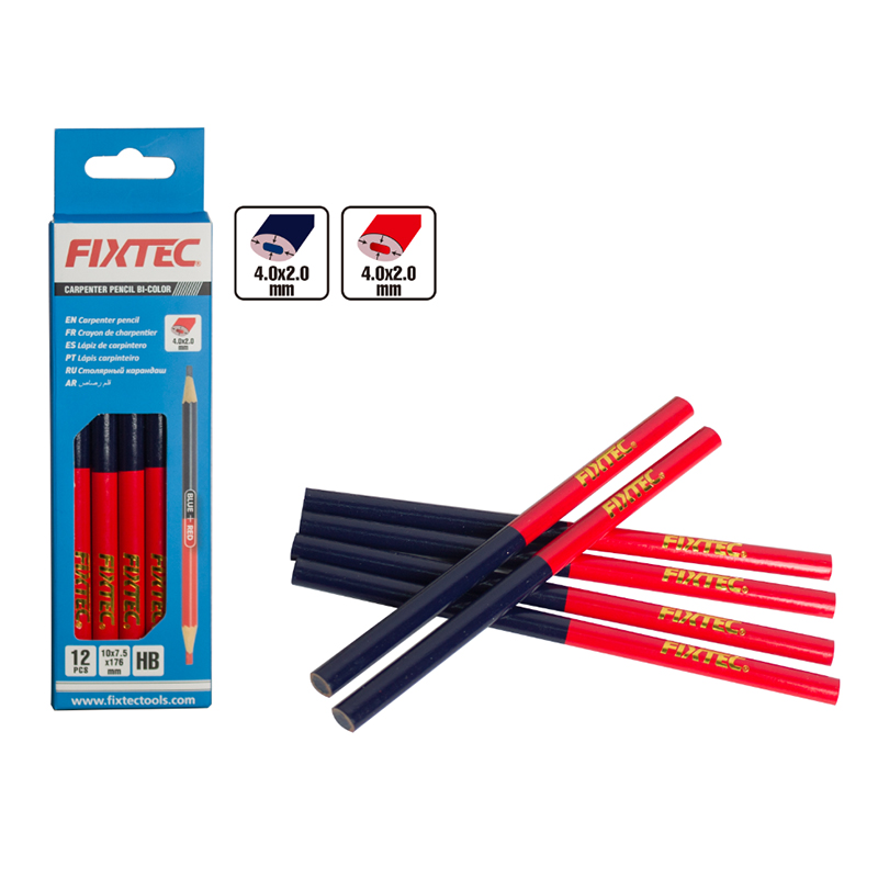 Lápiz de carpintero FIXTEC de dos colores